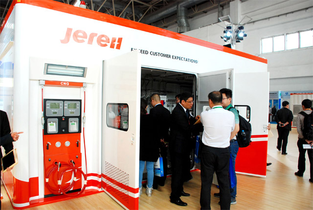 Jereh Launched Speed-up NG Fueling Station at NGV 2015-News-Jereh Group